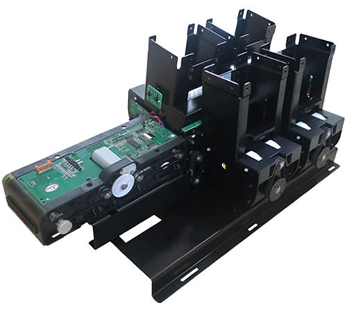 Customized MTK-F53 4-tray Card Dispenser Machine — MUTEK