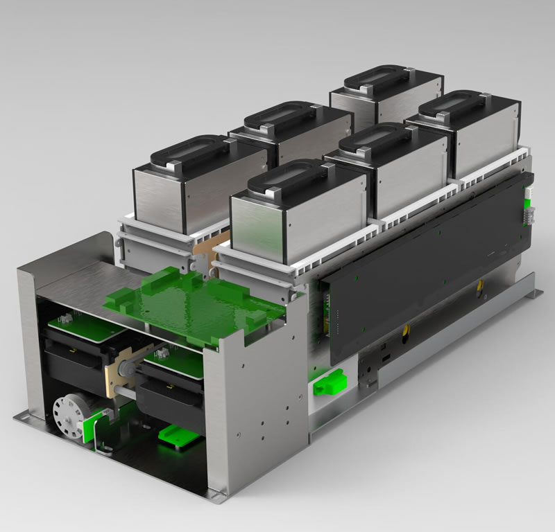 MTK-F59 Six-Hopper Card Dispenser Module — MUTEK